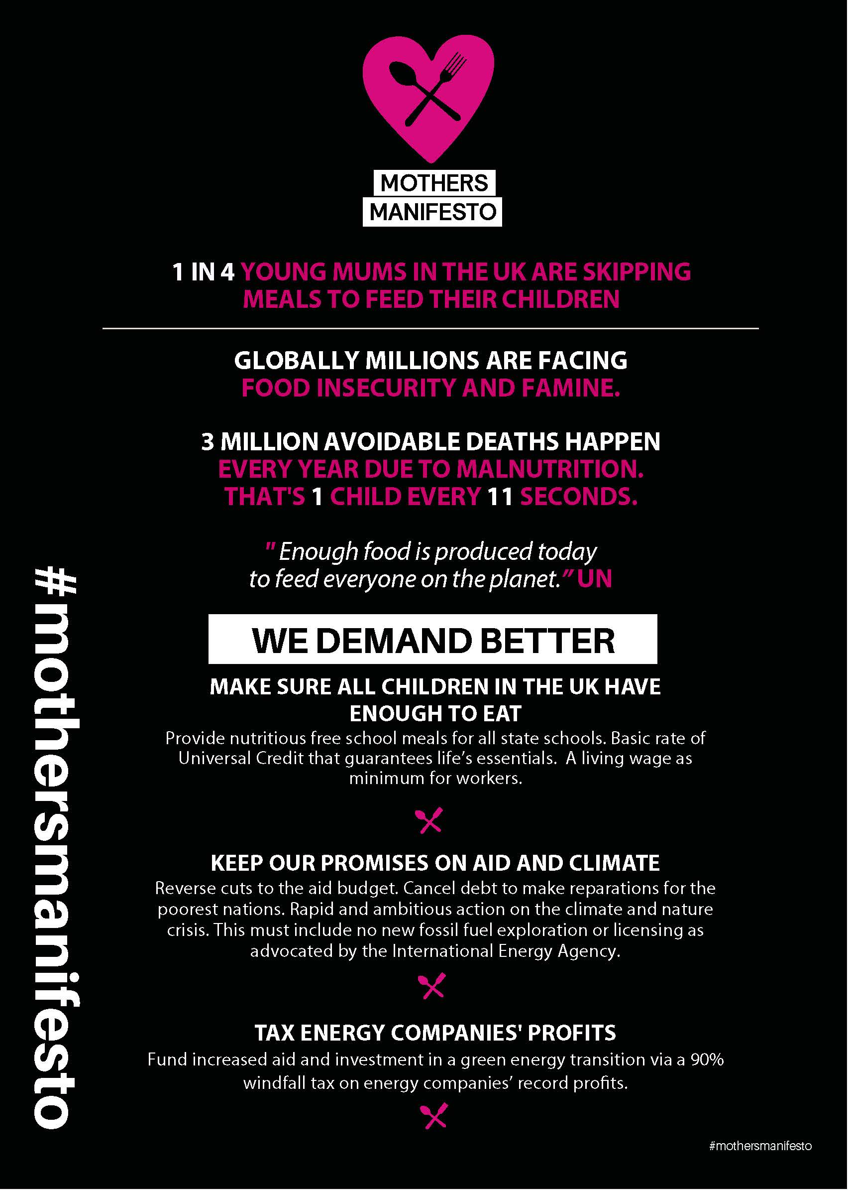 Mothers Manifesto protest outside Parliament – join us! - Global Women ...
